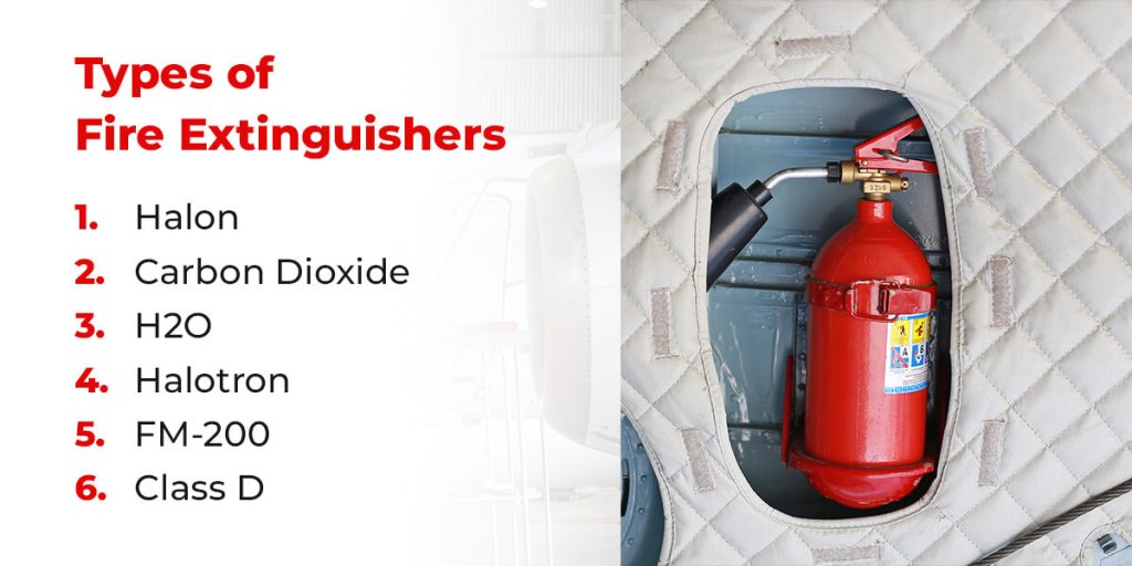Types of Aviation Fire Extinguishers | HRD Aero Systems